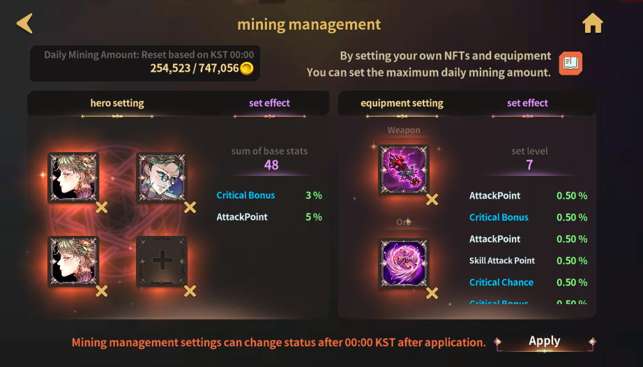 MINING MANAGEMENT - EXTOCIUM
